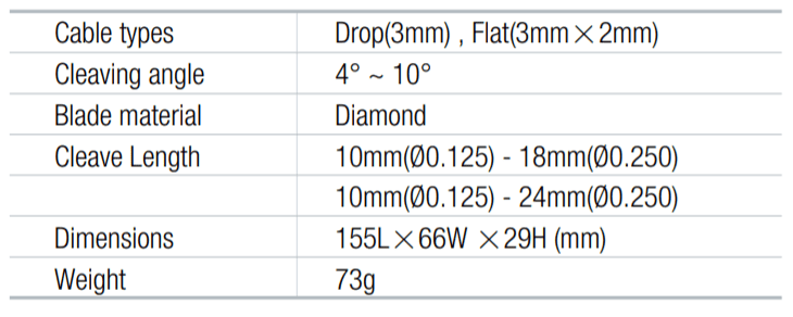 OPTIC FIBER ANGLED CLEAVER | Optogain USA